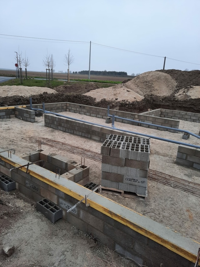 Réalisation d'un vide sanitaire - Galerie - Maçonnerie à Braine, près ...